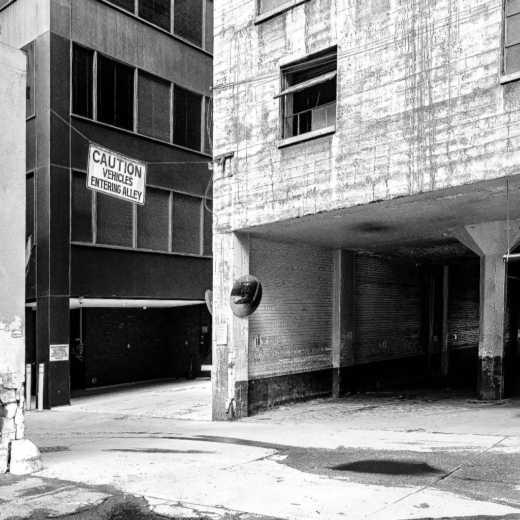 Caution Vehicles Entering Alley | Old Sad Songs Photography